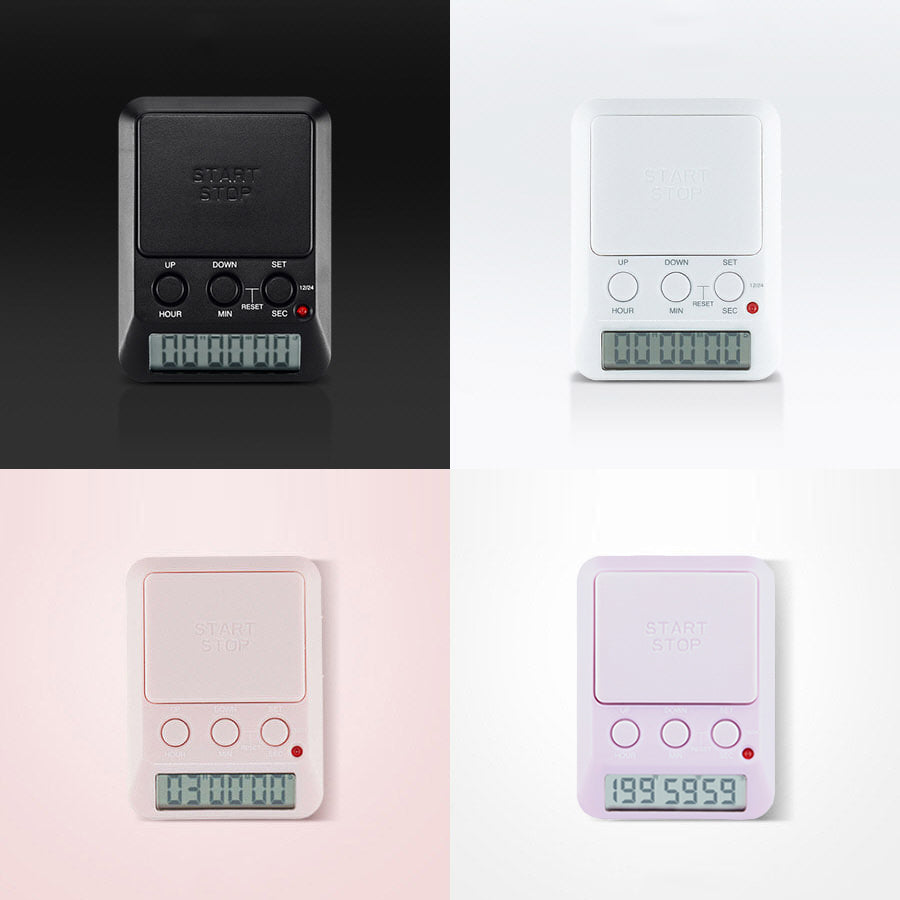 DRETEC T-580 Timer Watch Stopwatch LED Alarm Portable Clock Study Cook ...